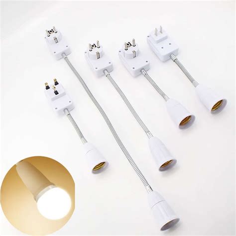 Euuk Plug Flexible Extend E27 Light Lamp Base Power Socket Bulb