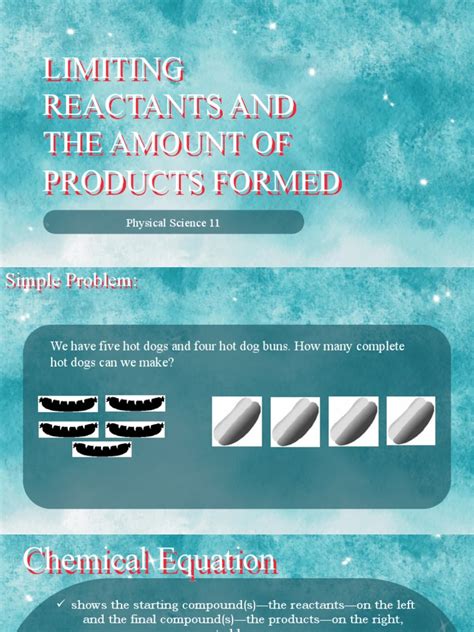 6 Limiting Reactants Pdf 6 Limiting Reactants Pdf