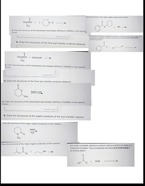 Draw The Substitution Product Formed In The Following Reaction