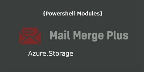Mailmerge Plus On Linkedin Bitly2xxe6xo Powershell Module And Commands Index Azure
