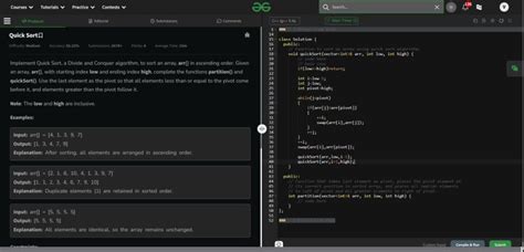 Gfg Dsa 100daysofproblemsolving Algorithm 100daygfg Programing Vivek Kumar