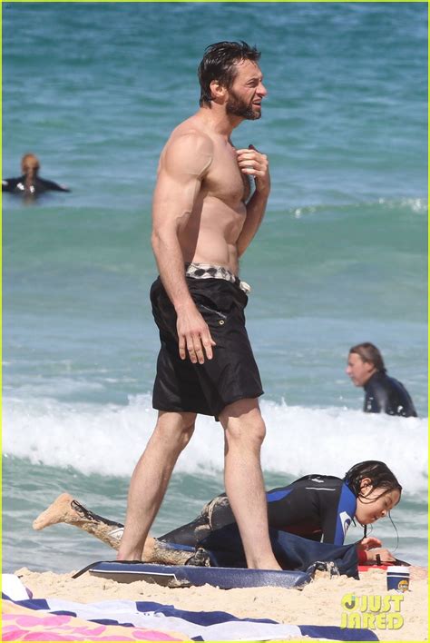 Hugh Jackman Shirtless At Bondi Beach Photo 2726505 Ava Jackman