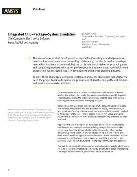 pdf integrated chip package system simulation · integrated chip
