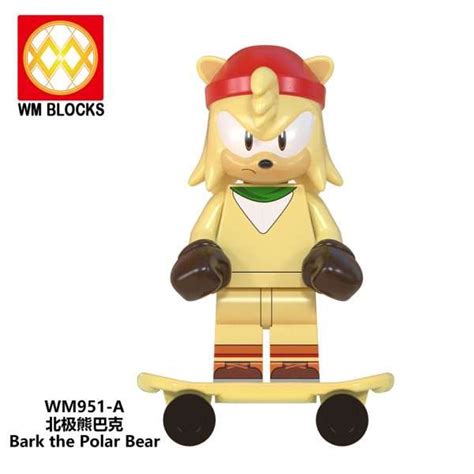 Game Sonic The Hedgehog Bark The Polar Bear Wm951 A Minifigures Brixtoy