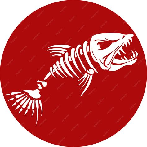 Premium Vector Japanese Fish Skull Art Illustration