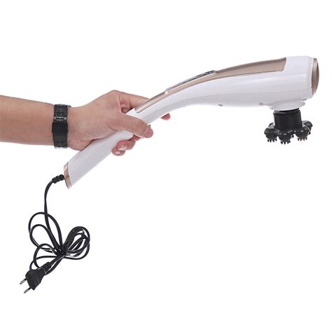 220v 5 Heads Handheld Percussion Back Massager At Banggood