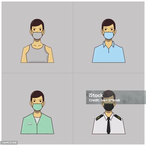 캐릭터 사람 스타일 사람 얼굴 프로필 기호 비즈니스 아이콘 아바타 세트 그래픽 의류 Ui 앱 벡터 일러스트 모델 요소 경영자에