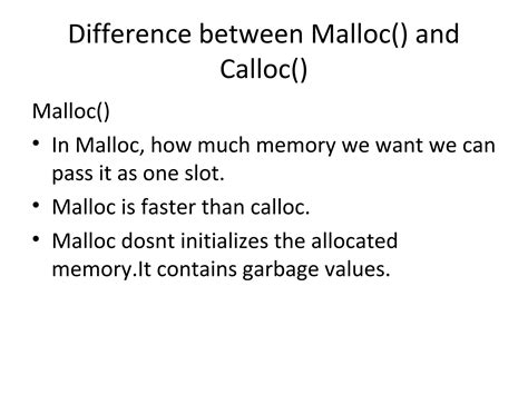 Dynamic Memory Allocation Ppt Programming Languages Computing