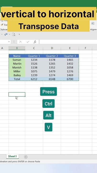 transpose data vertical to horizontal rows to columns tranding excel viral computer