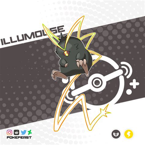 Illumouse Neon Mouse Fakemon Rfakemon