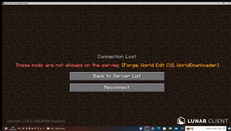 Lunar And Badlion Cant Join When Testclient · Issue 75 · Pluginbugsissues Wraith · Github