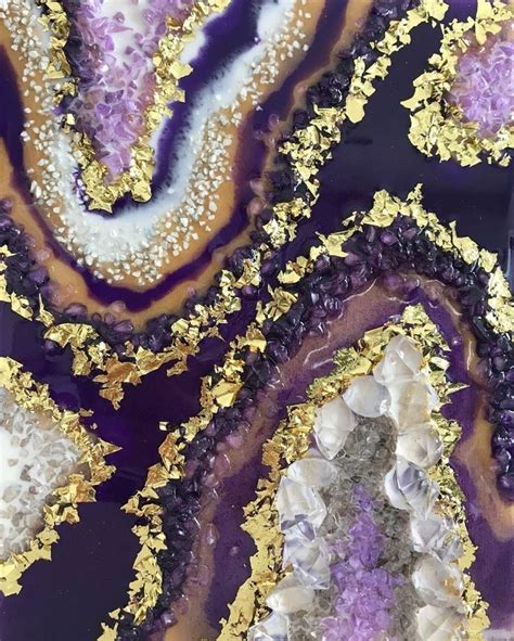 Pin By Kristie Crocker On Purple Resin Painting Resin Art Painting