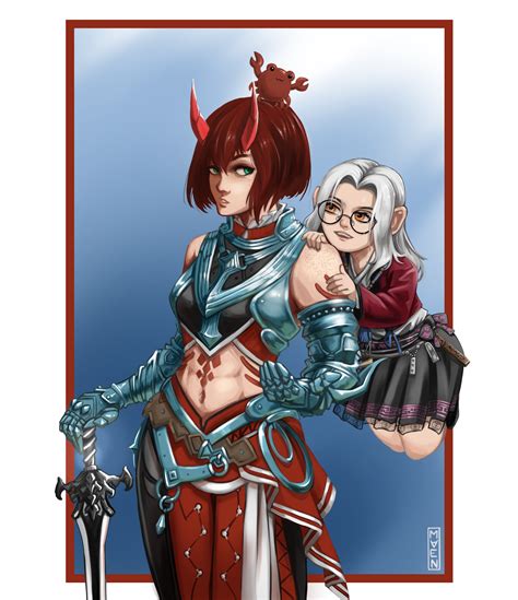 Fan Art Valkyrie Fanart A Devious Duo Black Desert Naeu
