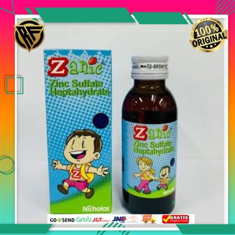 Jual Zanic Syrup Zinc100ml Shopee Indonesia