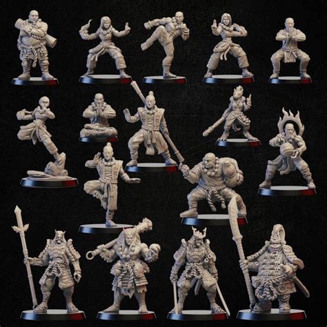 Guards With Crossbows Resin 3d Models For Dungeons And Dragons Board Rpgs