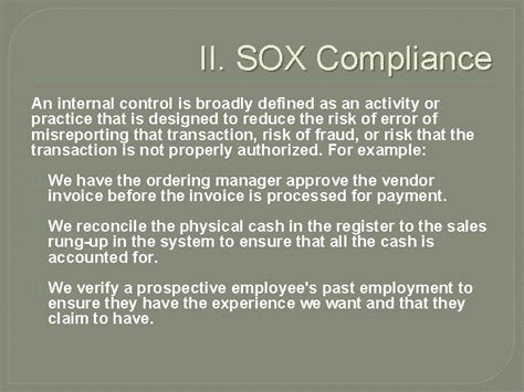 Sox Rules For Payroll What The Sarbanes Oxley