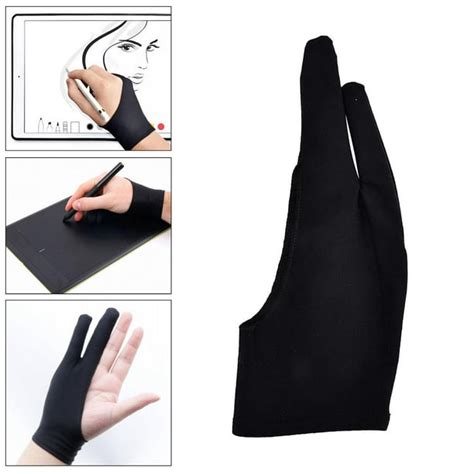 Guante Antiincrustante Para Dibujo De 2 Para Tableta Gráfica Dibujo En
