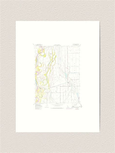 Llano Seco Ca From 1948 Vintage Map High Quality Art Print By