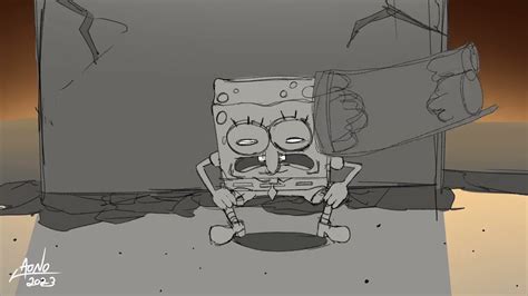 Spongebob Running From Sandy Meme Youtube