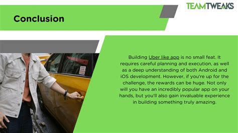 ppt planning to build an app like uber in android and ios powerpoint