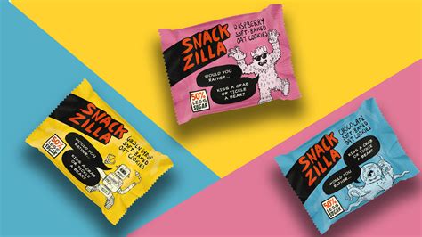Snackzilla Soft Baked Oat Cookies Mixed Bundle Raspberry Chocola
