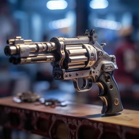 Premium Ai Image Interesting Gun Design