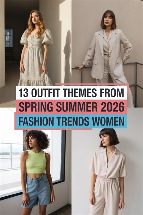 13 Outfit Themes From Spring Summer 2026 Fashion Trends Women