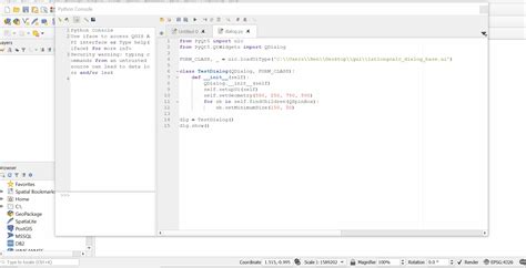 Pyqt Plugin Window Is Always Smaller Than When Run In Qgis Geographic