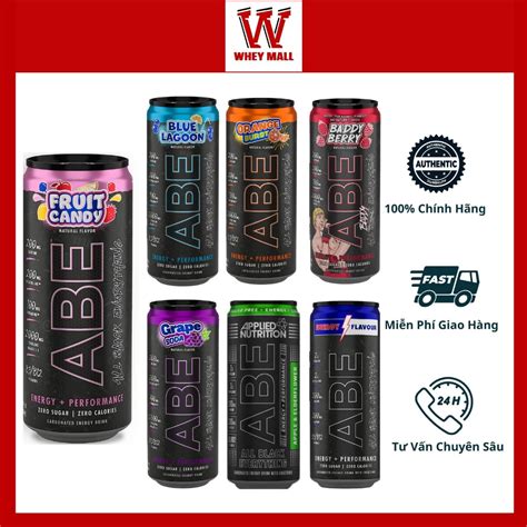 Abe Pre Workout Can 1 Can X 330ml Abe Can Abe Energy Drink Supports Increased Energy