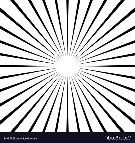 Radial Lines Vector At Collection Of Radial Lines