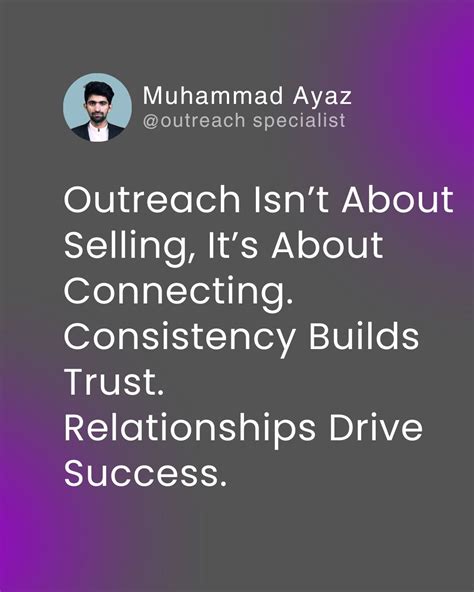 Consistentoutreach Relationshipbuilding Muhammad Ayaz