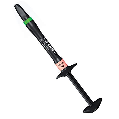 Tetric Evoflow A2 Dentin Syringe 2g Syringe Flowable Composite