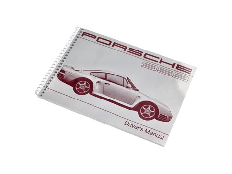 Porsche 959 Owners Manualoperating Instructions 1987 1988 Wkd95902087