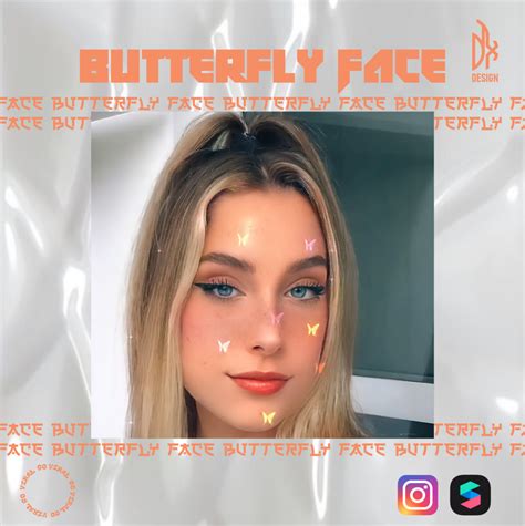 Butterfly Face Spark Ar 3d Animated Butterflies Kira Kira Full Makeup