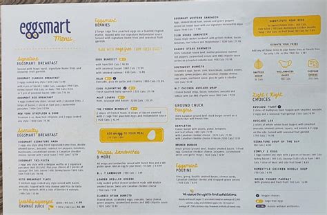 Eggsmart Menu Latest Menu Update