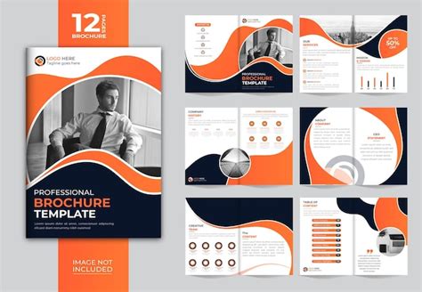 Premium Vector Corporate Multipage Business Brochure Template Design Minimal Company Profile