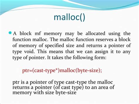 Memory Allocation In C Ppt Programming Languages Computing