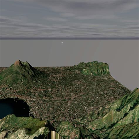 Relief Map Of Visuvius Volcano 3d Model By Serks