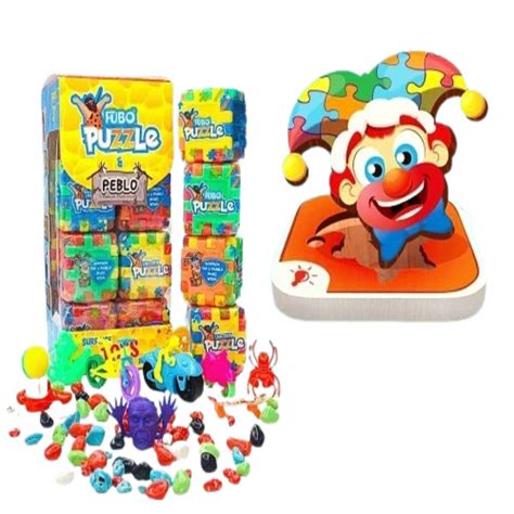 Cube Toy Candy Plastic Multicolour 16 Pcs Mixed Fruit Flavor