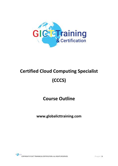 Ppt Certified Cloud Computing Specialist Cccs Powerpoint Presentation Id9797344