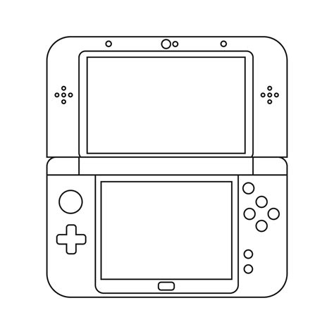 Vector Retro Handheld Game Console 22009739 Vector Art At Vecteezy