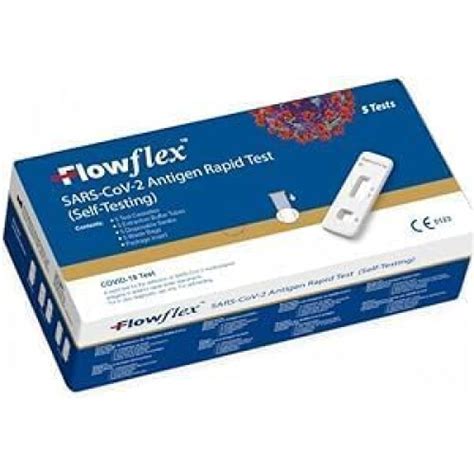 Flowflex One Step Lateral Flow Test Kit 5 Tests One Step Test For