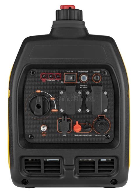 Gasoline Inverter Generator With Correct Current Sine Wave On White