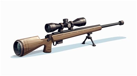 Isolated Sniper Scope Vector On White Background Premium Ai Generated
