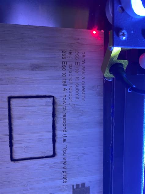 Left Right Top And Bottom Of Text Not Printing Lightburn Software