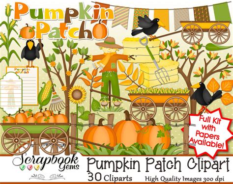 Pumpkin Patch Clip Art