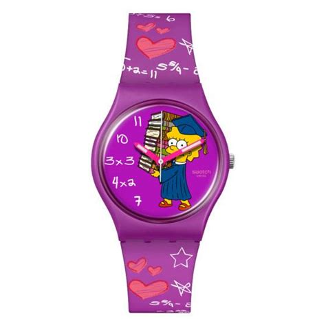 Montre The Simpsons Class Act So28z118 Swatch Ocarat