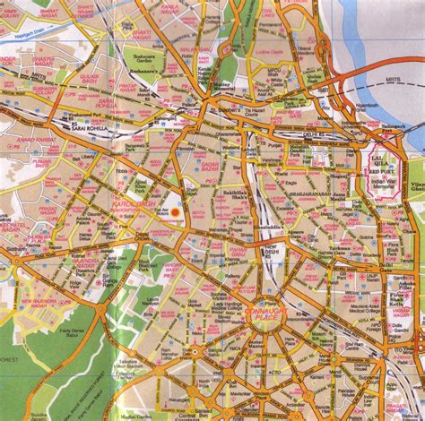 Delhi Road Map Free Printable Maps