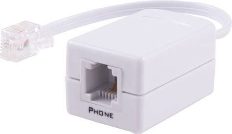 Onn Dsl Filter Phone Line White Onb16te015