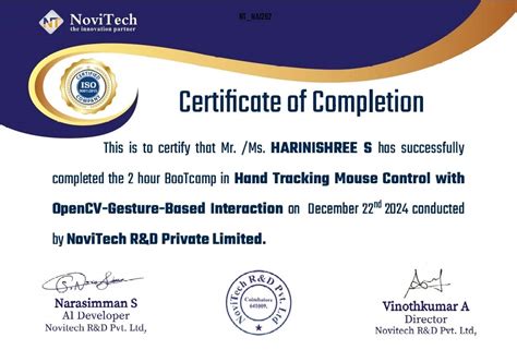 Computervision Gesturecontrol Opencv Aiapplications Continuouslearning ℍ𝕒𝕣𝕚𝕟𝕚𝕤𝕙𝕣𝕖𝕖